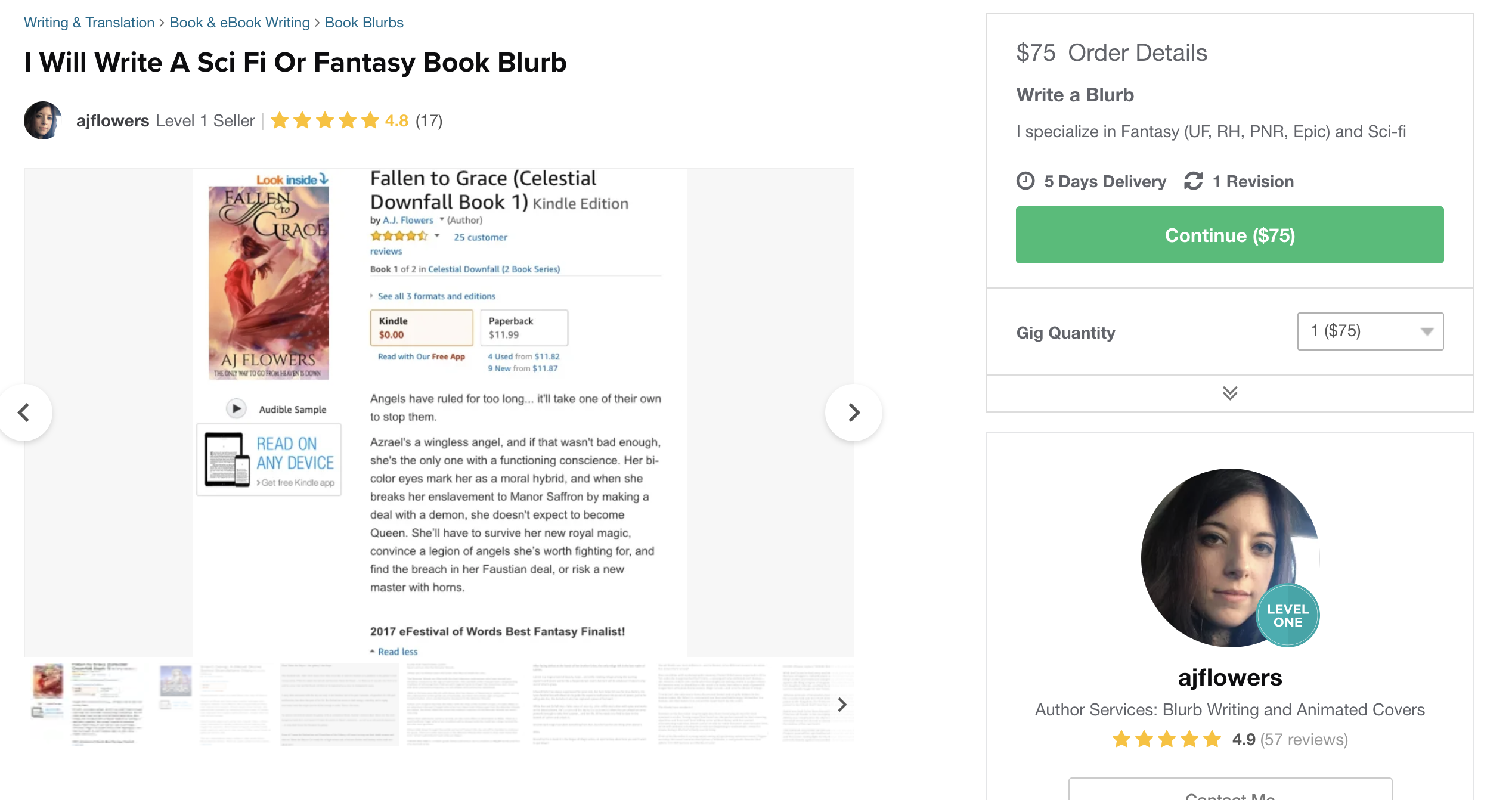 A.J. Flowers – Fantasy Author